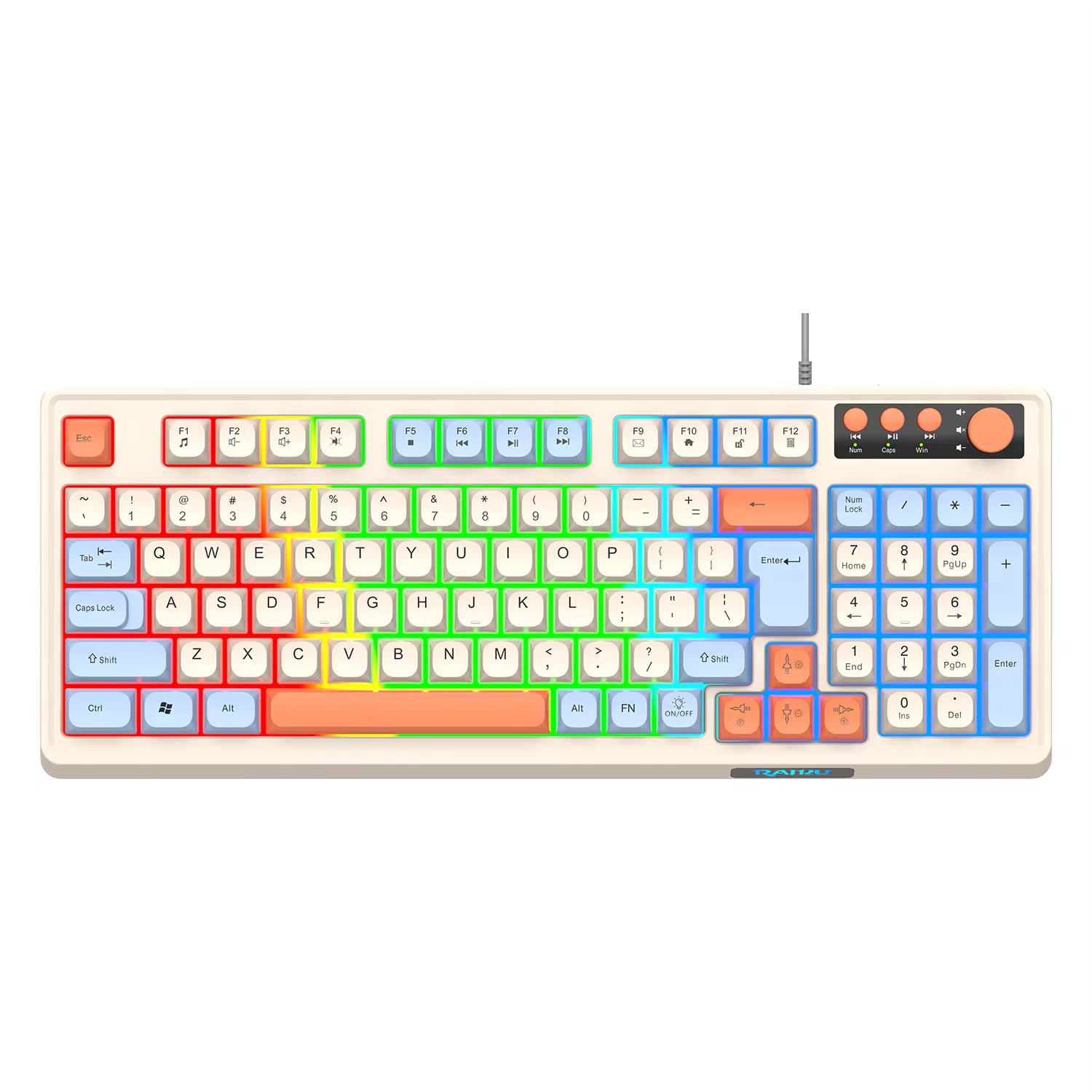 Click here for Raiku 98-Key  6-Key Anti-Redundancy Wired Computer... prices