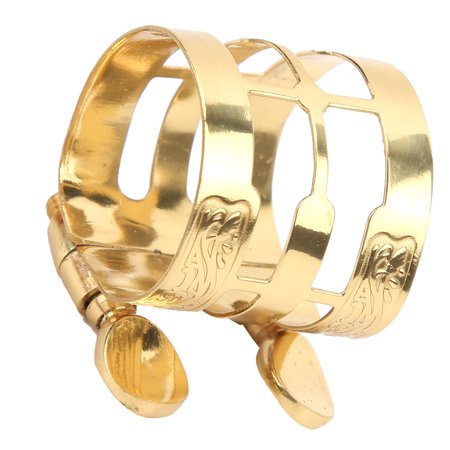 Fugacal Sax Metal Ligature Clip Flute Head Clamp Saxophone Mouthpiece ...