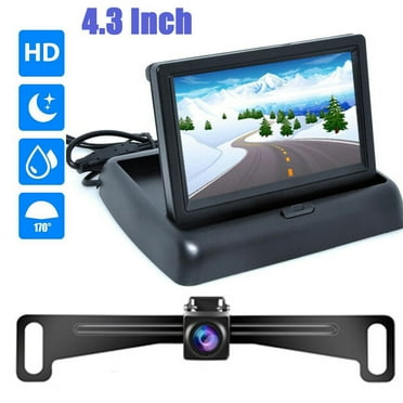 Scosche D4Tfcamk Back Up Camera System With 4.3 TFT Color LCD Dash ...