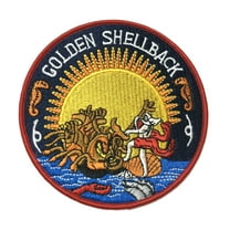 Order of the Shellback Embroidered Patch Iron/Sew-On Applique Biker ...