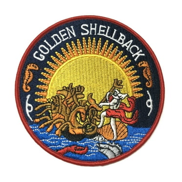 Order of the Shellback Embroidered Patch Iron/Sew-On Applique Biker ...