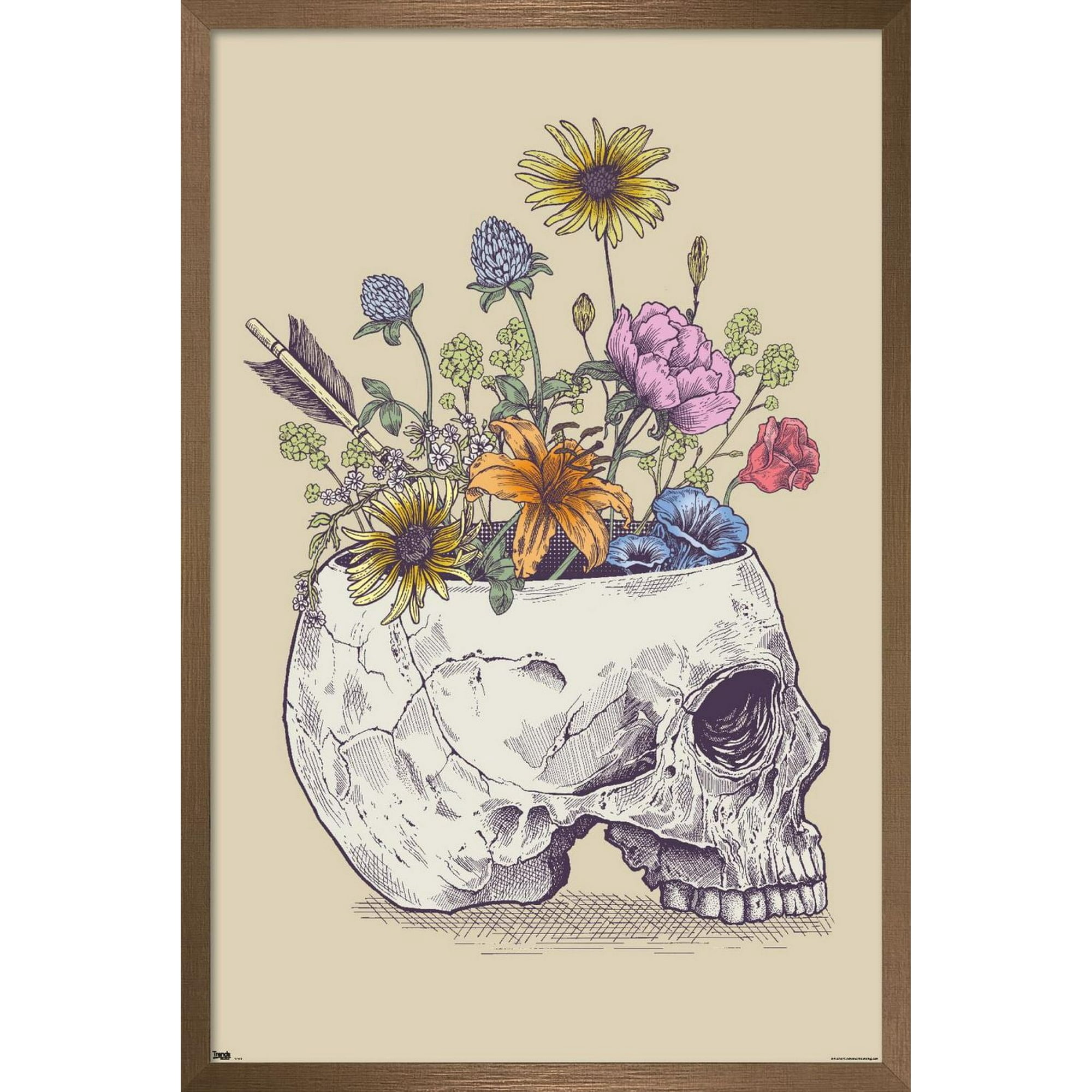 Click here for Trends International Rachel Caldwell - Flower Skul... prices