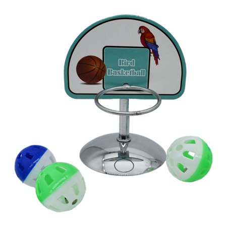 Bird Toys Basketball Training Parrot Intelligence Toy Finches with 1 ...