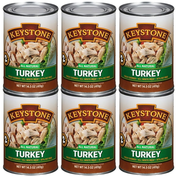 Keystone Natural Chicken, 28 oz Can, 6 Pack, Emergency Food for Camping ...