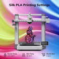 Silk PLA 3D Printer Filament, Tri Color Red Yellow Blue PLA 1.75mm ...