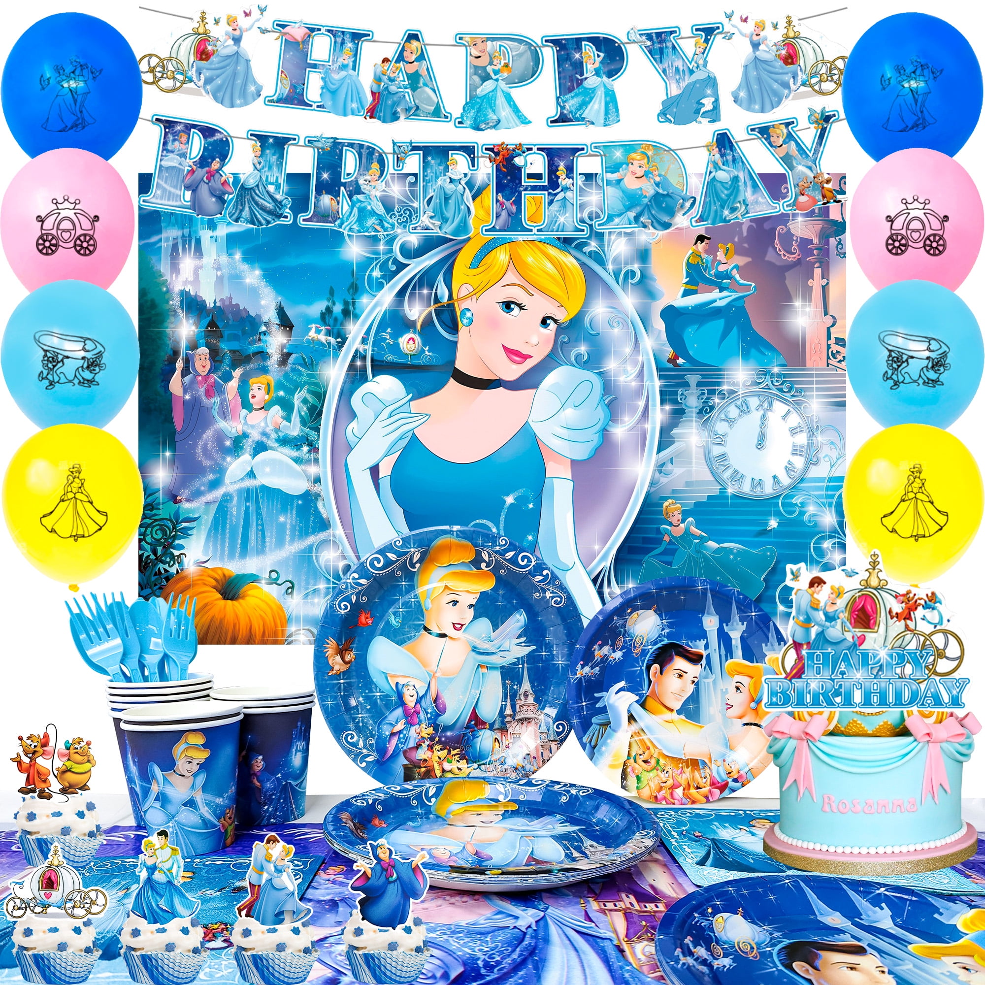 Click here for Elifjoydeco Princess Birthday Party Supplies  112p... prices