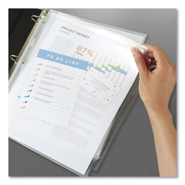 CHL48341 - Sheet Protectors, Heavy Weight, Letter Size, Clear, Box of ...