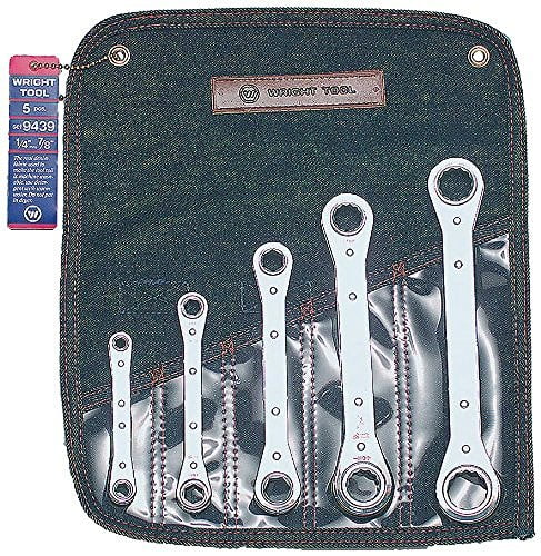 WRIGHT TOOL 9439 5PC. RATCHETING BOX WRENCH SET 1/4" THRU 7 - Walmart.com