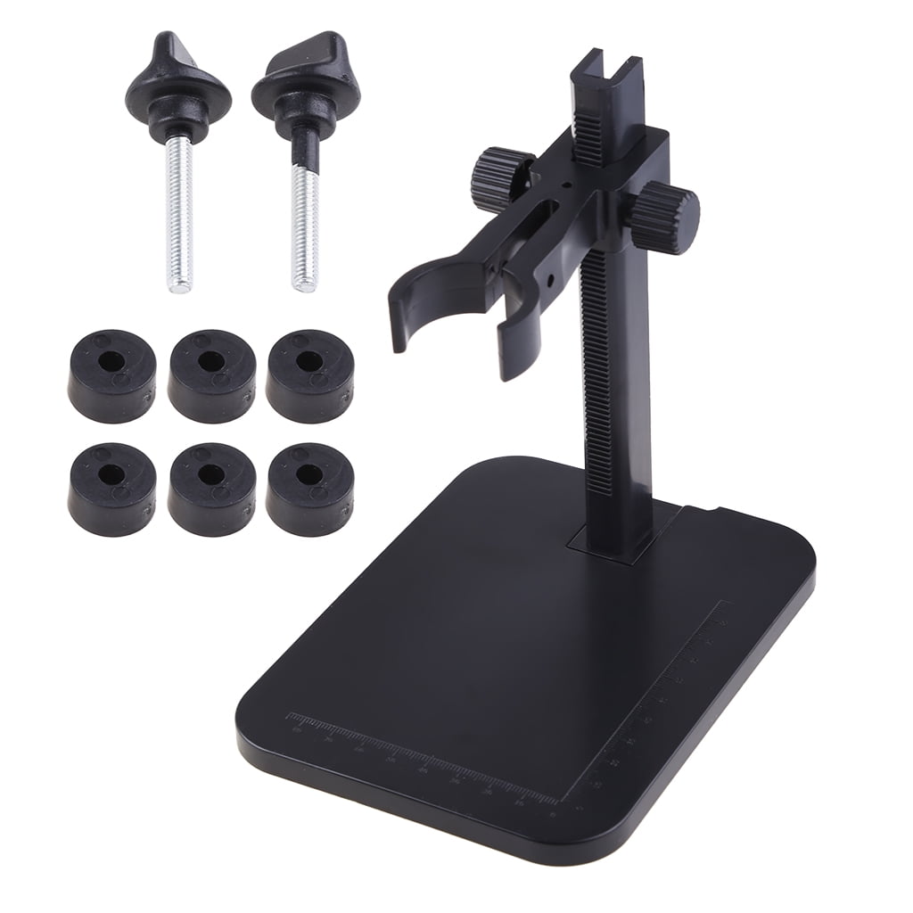 HeroNeo Aluminum Adjustable Microscope Stand Portable Up and Down ...