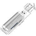 SD Card Reader,Memory Card Reader,Multi Function High Card Reader,4 in ...