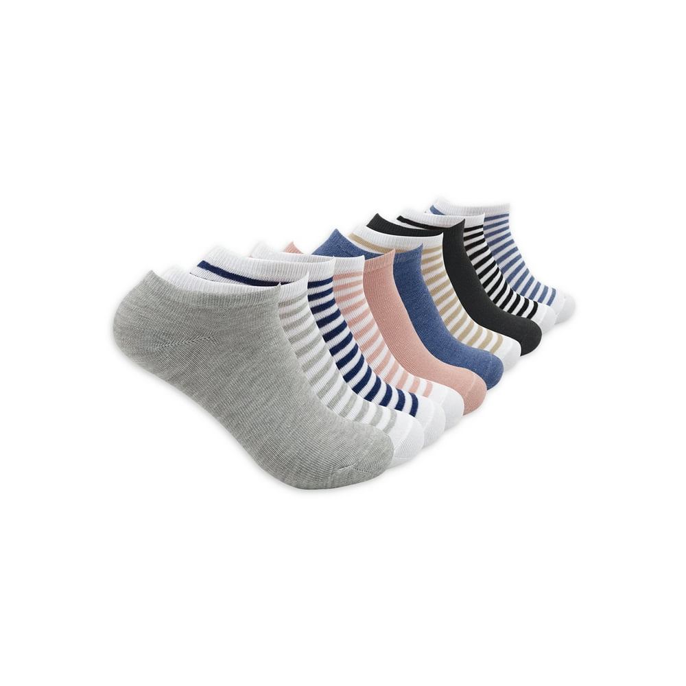 Steve Madden - Steve Madden Women's Solid Low-Cut Socks, No-Show Liner ...