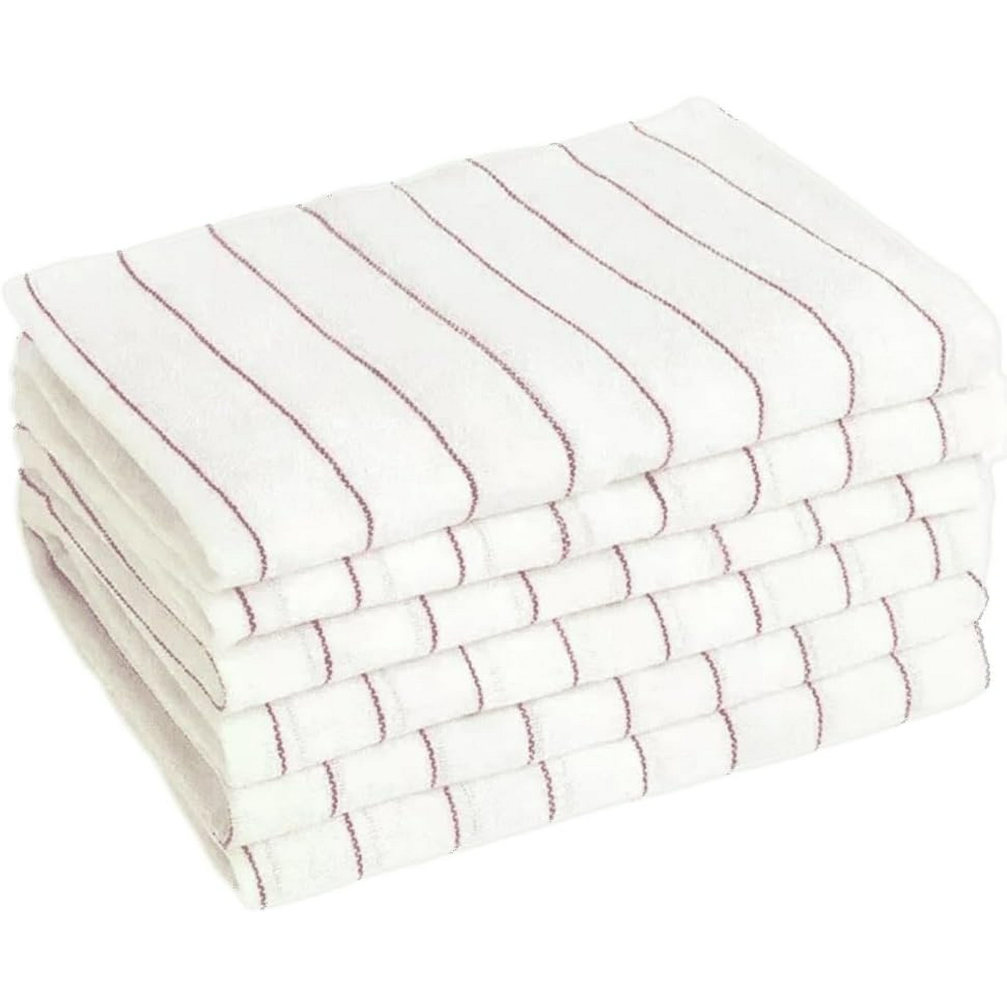 Click here for Unbranded Red Pin Stripe Glass Polishing Towel Lin... prices