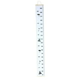 OUNONA Pine Wood Height Measurement Ruler Waterproof Growth Chart for ...