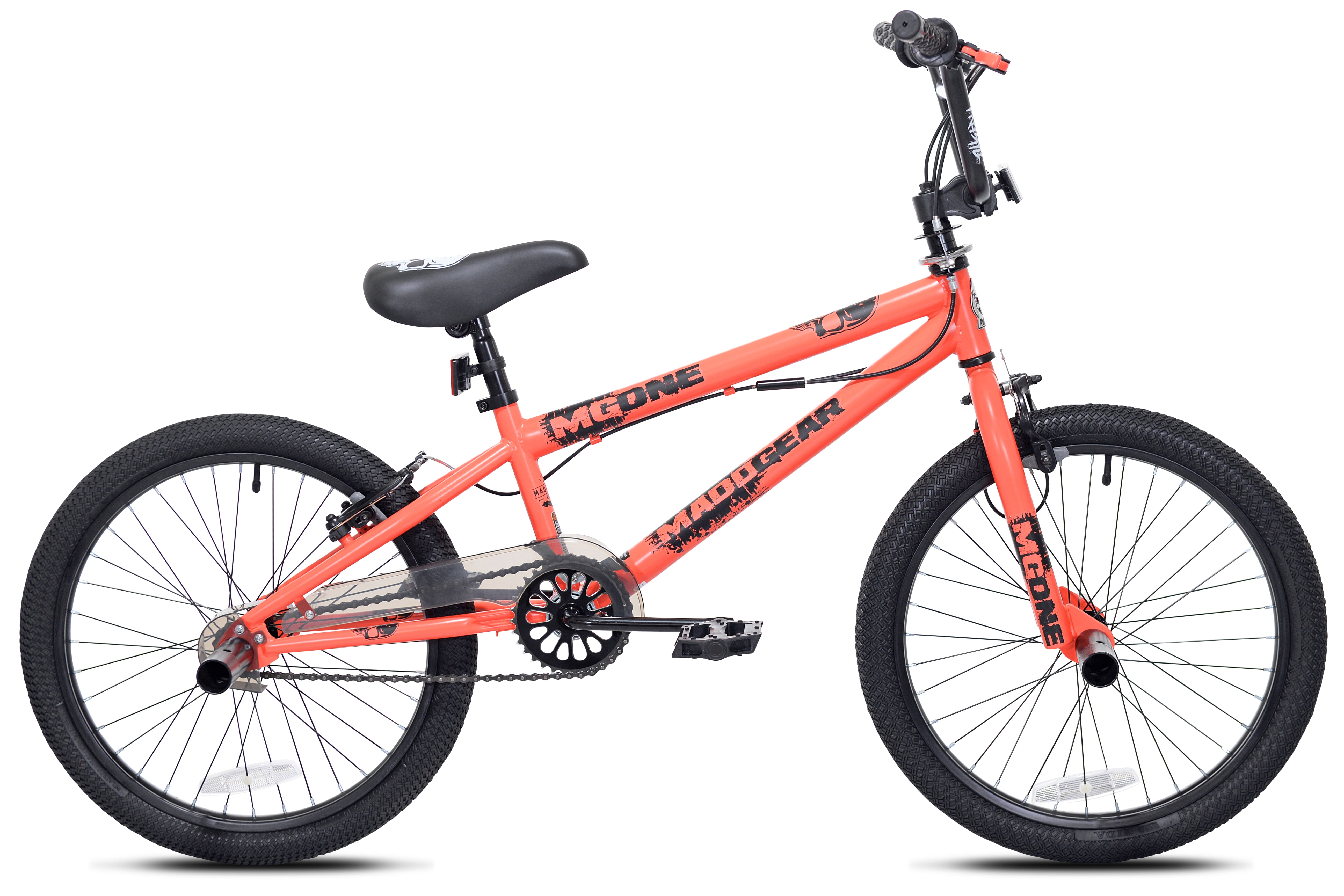 Madd Gear 20" Freestyle BMX Boy's Bike, Neon Red - Walmart.com