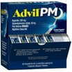 Advil PM Nighttime Sleep Aid Relief Tablets, Pain Reliever Medicine ...