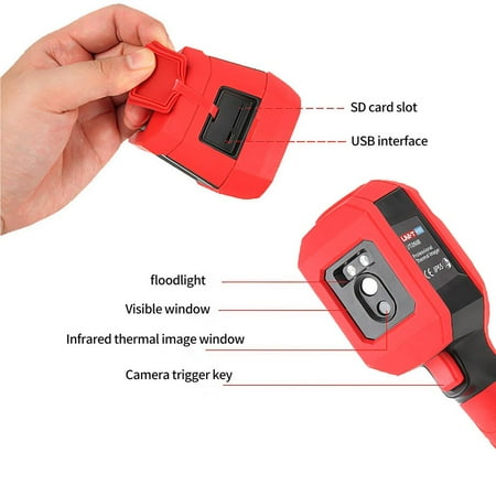 IR Infrared Thermal Imager Camera Hand-held Thermal Rechargeable Hand ...