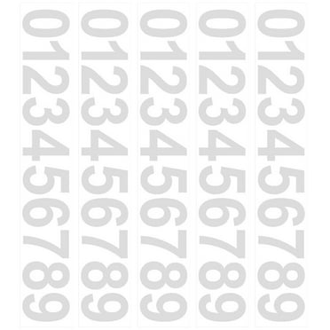 Numbers Line Up Floor Decals Spots Round Bright Color Markers 4 Inches ...