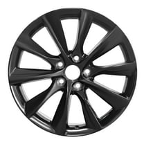 22" Tesla Style Black Alloy Wheel Rim – Fits Model X/S – 5x120mm, 4PC ...