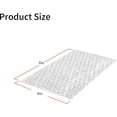 50 packs of 4x6 inch transparent bubble outer bags, small protection ...