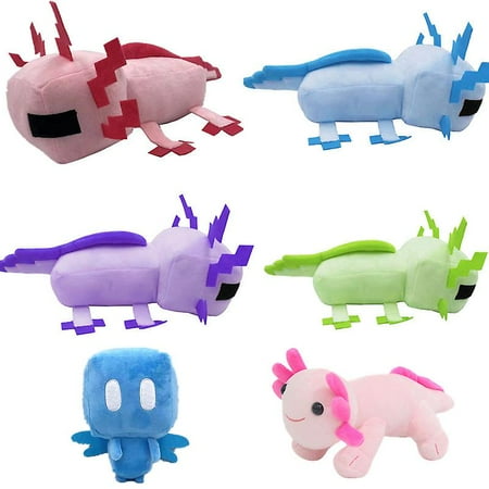 New Kawaii Allay Plush Toy My World Square Four-legged Axolotl ...
