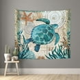 Balery Watercolor Sea Turtle Pattern Tapestry 60x51 Inches - Large Wall ...