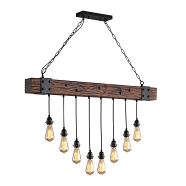 Rustic Copper Water Pipe Chandelier Max .420W With 7 Lights Painted ...
