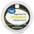 Great Value Hazelnut Cappuccino Mix, Single Serve Medium Roast Coffee ...