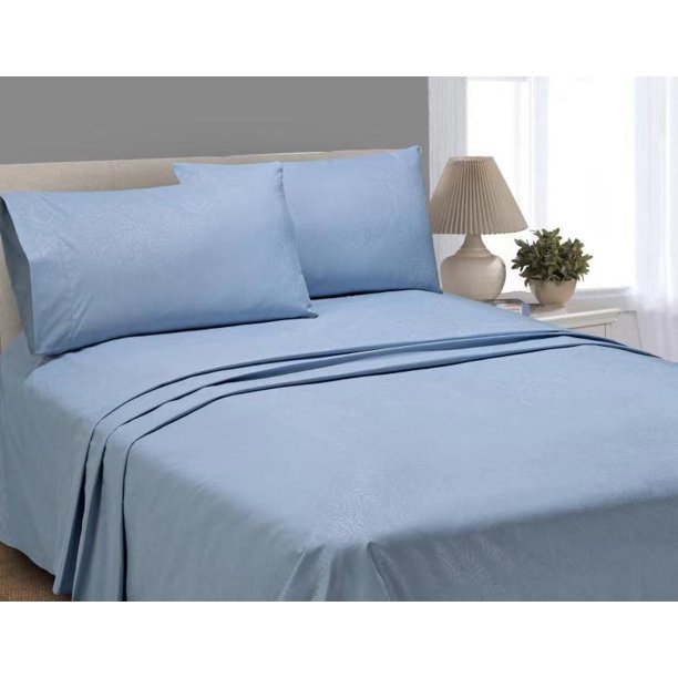 Better Homes & Gardens Luxury Microfiber Embossed Sheet Set, Twin ...