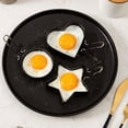 CEORPER Pancake Mold with Handle Non Stick Fried Egg Molds Stainless ...