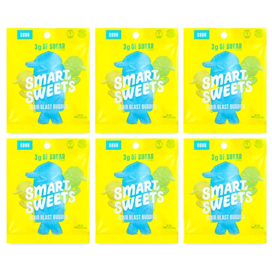 SmartSweets Sour Blast Buddies Size: 6-Pack - Walmart.com - Walmart.com