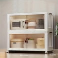 2–5 Tier Lidded Storage Bins with Wheels, Dual-Opening Stackable ...