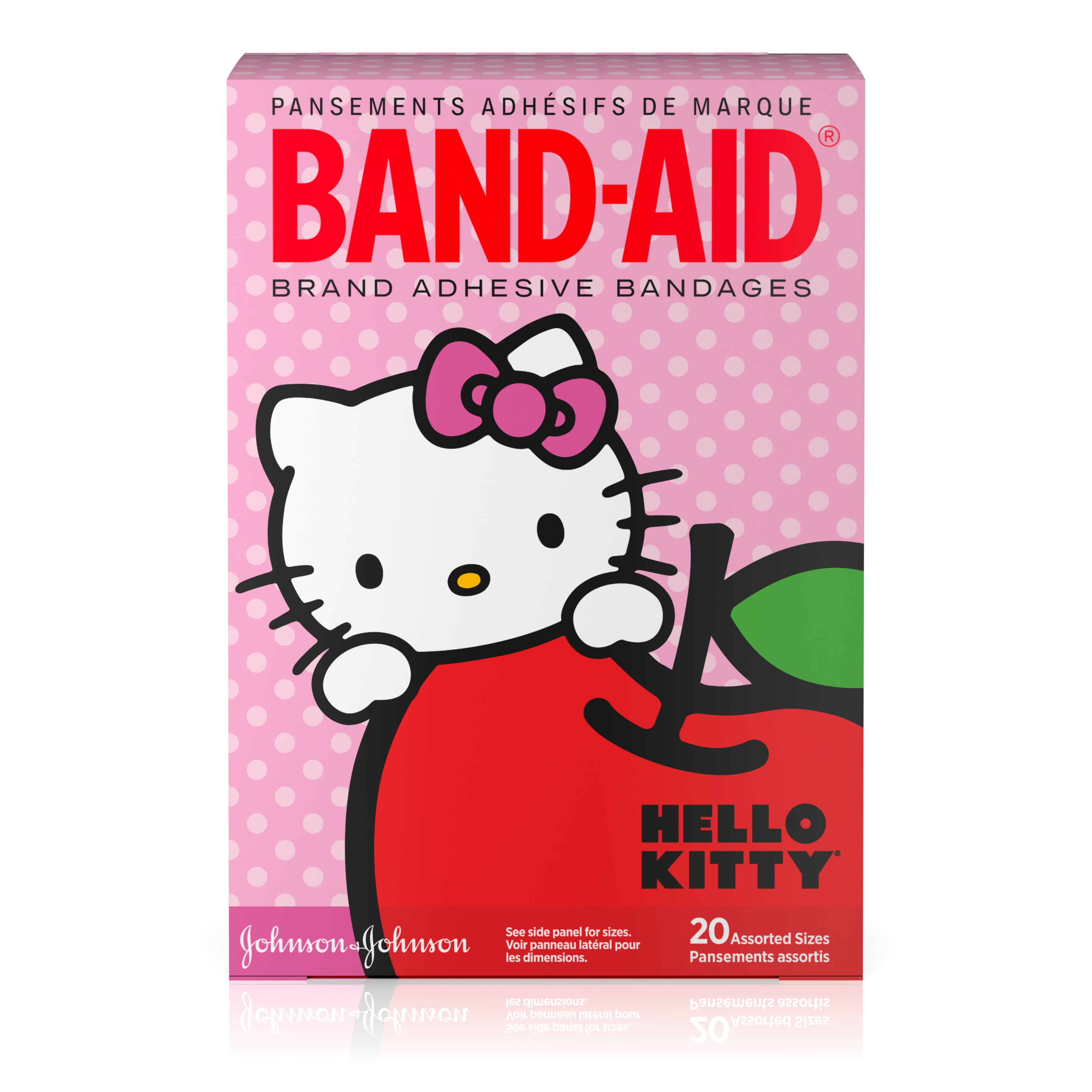 Band-Aid Adhesive Bandages, Hello Kitty, Assorted Sizes 20 ct - Walmart ...