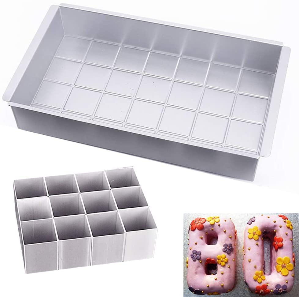 Aluminum Baking Mold / Cake Mold Rectangular Adjustable Non-Stick ...