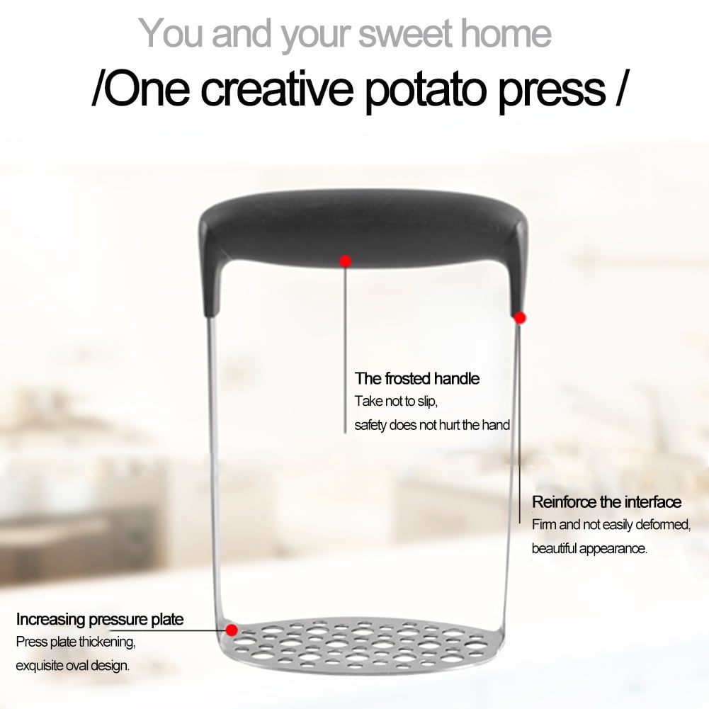 Visland Ergonomic Wide Handle Stainless Steel Potato Vegetable Fruit ...