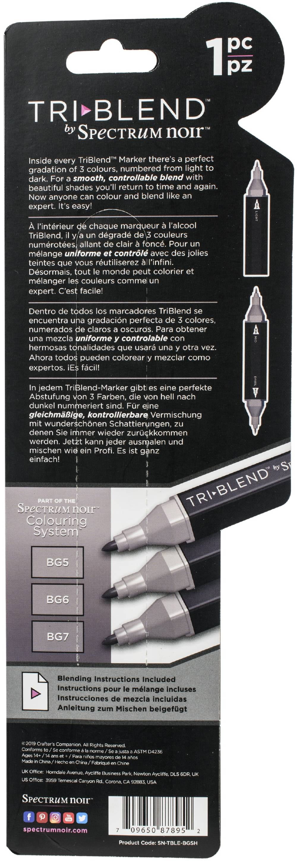 Spectrum Noir Triblend Marker-Brown Grey Shade - Walmart.com - Walmart.com