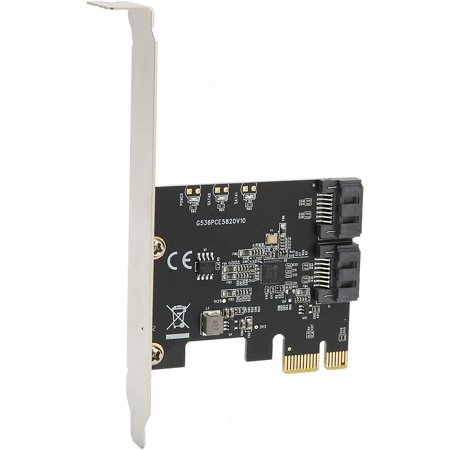 SATA 3.0 2 Port PCIe Controller Card, 6Gbps PCI Express to SATA 3.0 ...