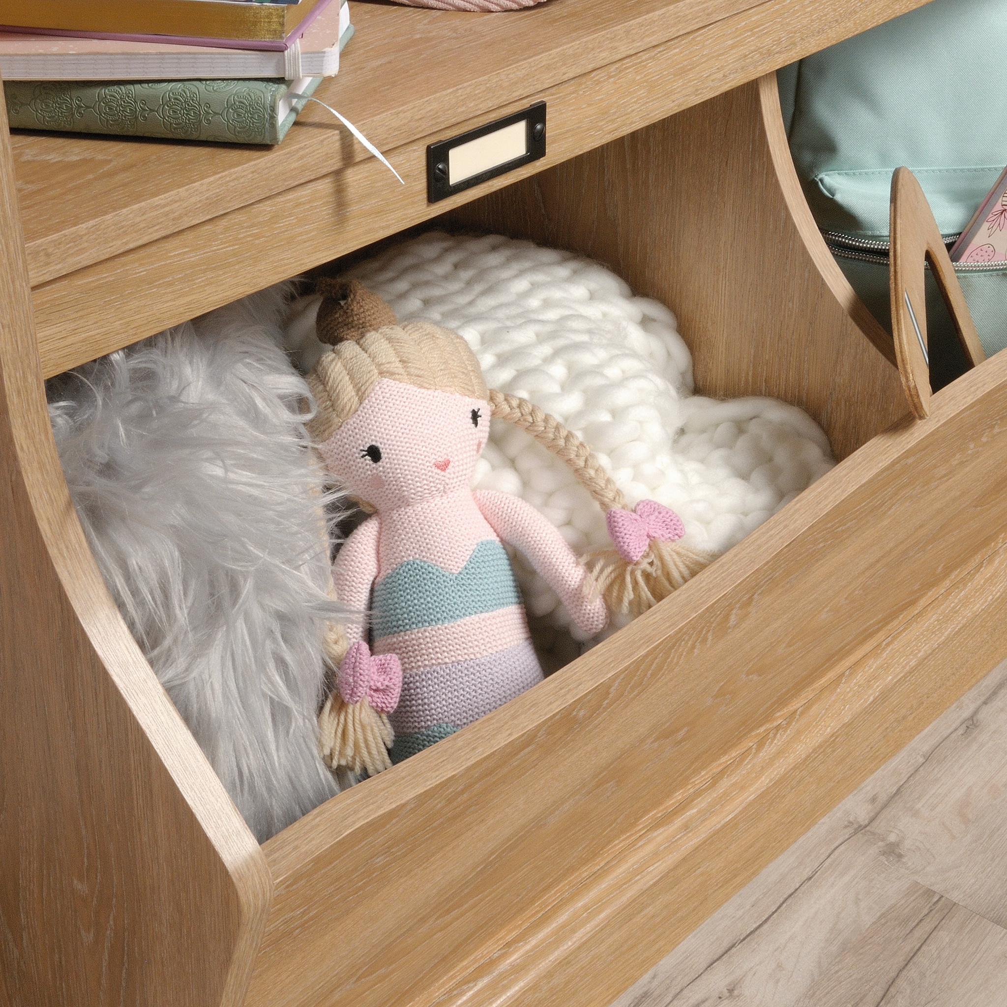 Sauder Storybook Storage Bin Bookcase - Dover Oak Finish in Nepal at ...