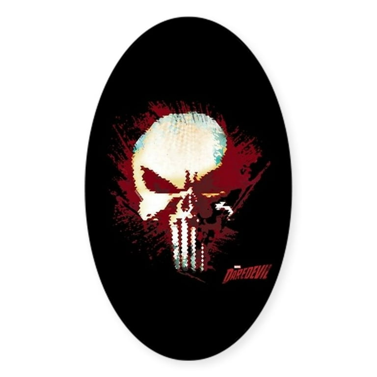 Red Punisher Skull
