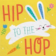 Hippity Hoppity Easter Paper Beverage Napkins 16 Per Pack - Walmart.com