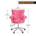 Magshion Deluxe Microfiber Office Desk Chair Bar stool Beauty Nail ...