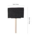 BESTYASH 20Pcs Sponge Painting Brush with Wooden Handle for Drawing Art ...