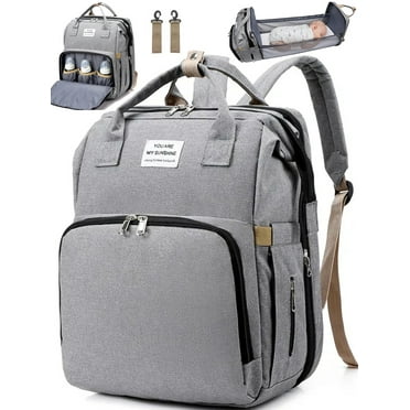 uyoyous Diaper Bag Backpack with Changing Station, Unisex Baby Travel ...