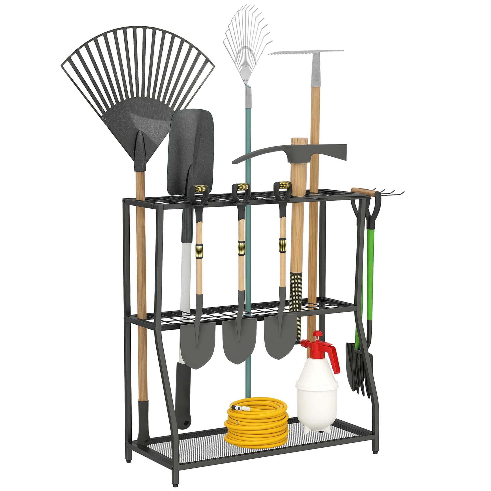 Click here for Outsunny Garden Tool Organizer With Hooks  Yard To... prices
