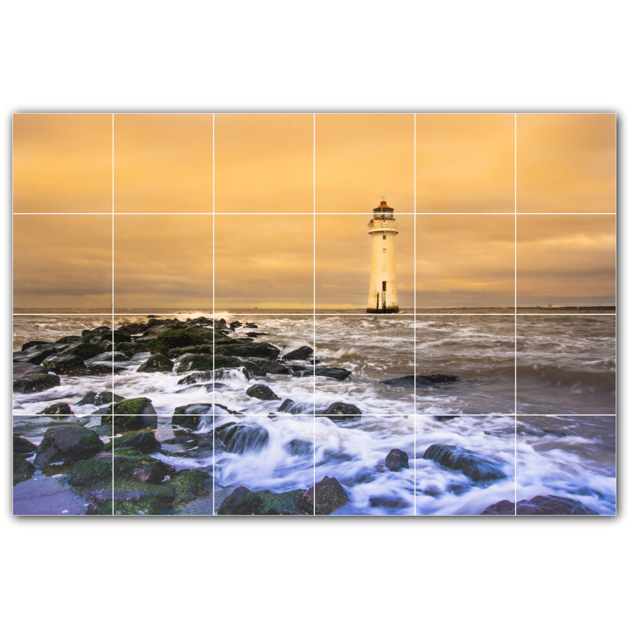 Picture-Tiles.com: Lighthouse Ceramic Tile Wall Mural WAL500821-64L. 48 ...