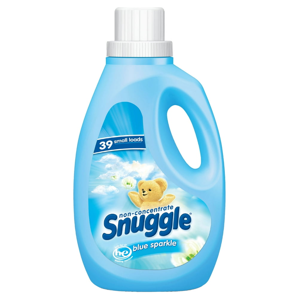 Snuggle Liquid Fabric Softener, Blue Sparkle, 64 Ounce, 39 Loads ...