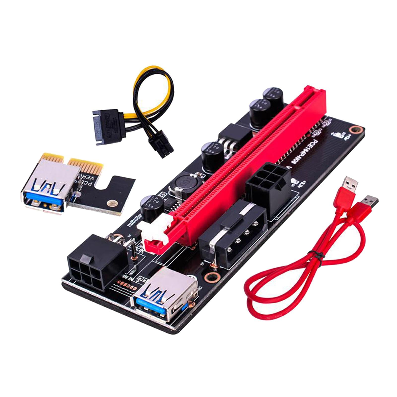 Extensión gráfica PCI-E 1x a 16x para GPU USB Riser Powered Adapter ...