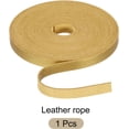 Flat Leather Cord,197 Inch 10mm String PU Faux Strips Strap,[for ...