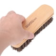 NFTIGB 2Pcs Wooden Horsehair Shoe Brushes Leather Care Protecting ...