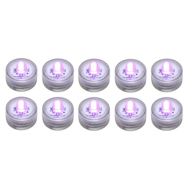 Sival 80004 - Purple Submersible LED Floralyte Tealight (10 pack ...