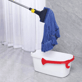 Yocada Industrial Heavy Duty Cotton Mop, Telescopic Iron Pole, Looped ...